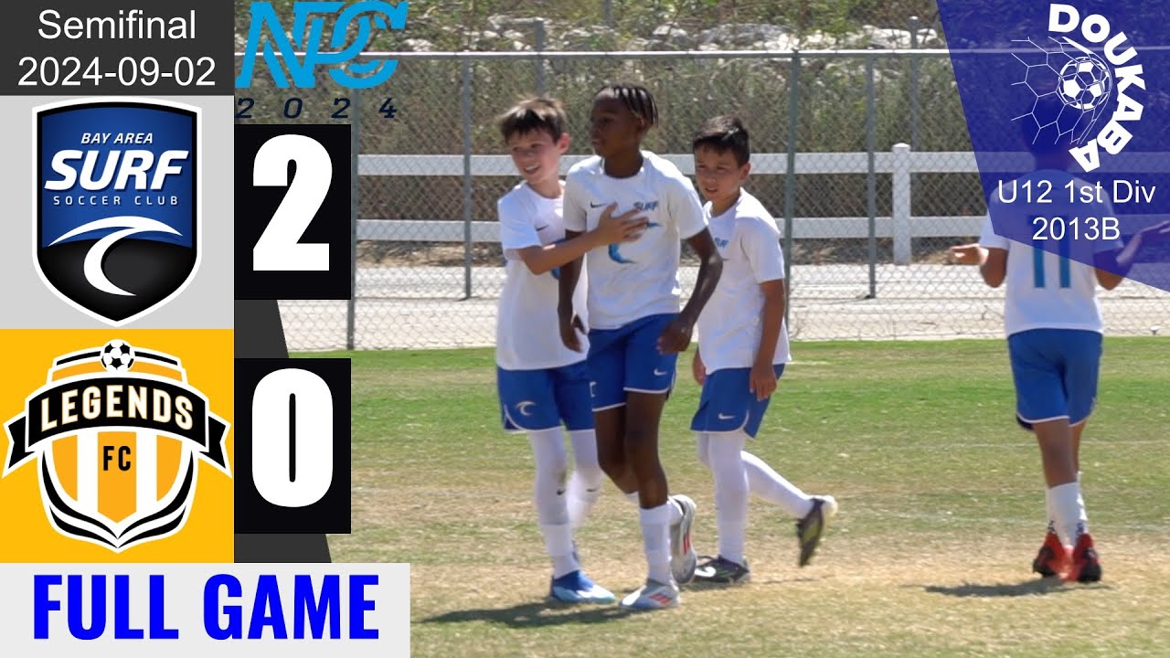 Bay Area Surf 13B Pre-MLS 2-0 Legends FC B13 Pre-ECNL | Nat'l Prem Cup ...