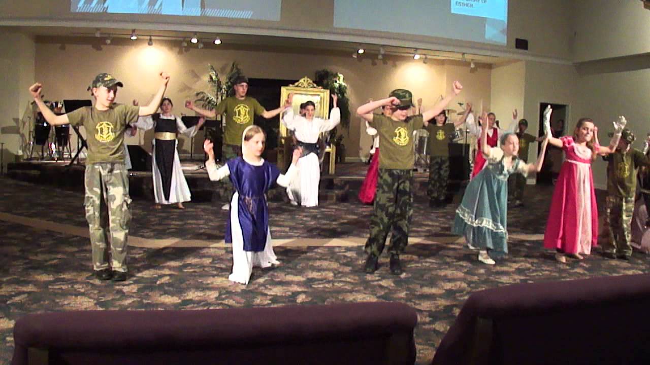 Purim 2012 - I Will Praise You With The Dance - YouTube