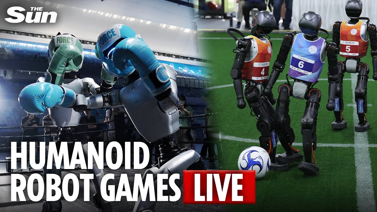 LIVE: World Humanoid Robot Games gets underway in China - YouTube