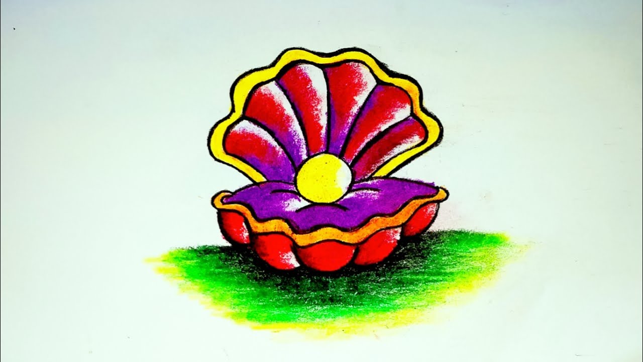 How to Draw an Oyster Easy Step by Step Tutorial - YouTube