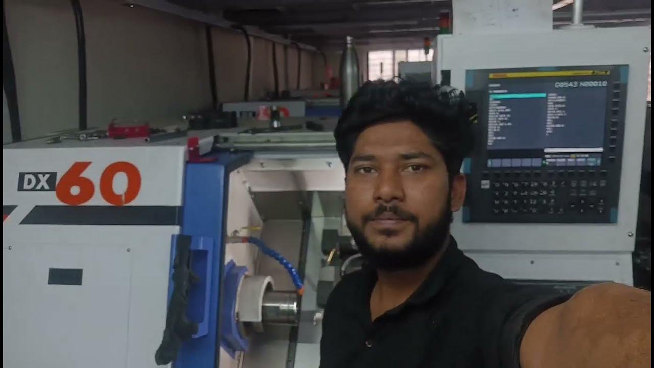CNC machine Di 60 Jyoti company setting CNC machine job work CNC programmer kaise #cncmachine# ...