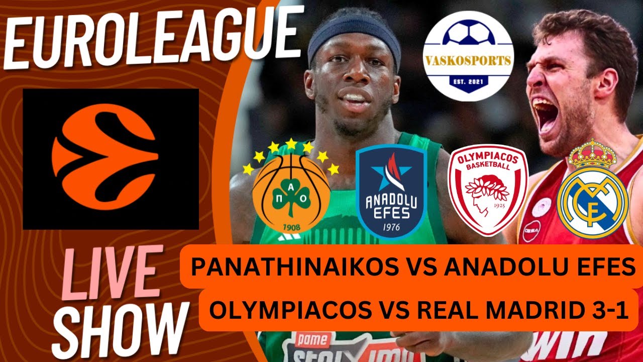 🔴 LIVE | ΠΑΝΑΘΗΝΑΪΚΟΣ - ΕΦΕΣ | GAME 5 | Ο ΟΛΥΜΠΙΑΚΟΣ ΣΤΟ FINAL FOUR ...
