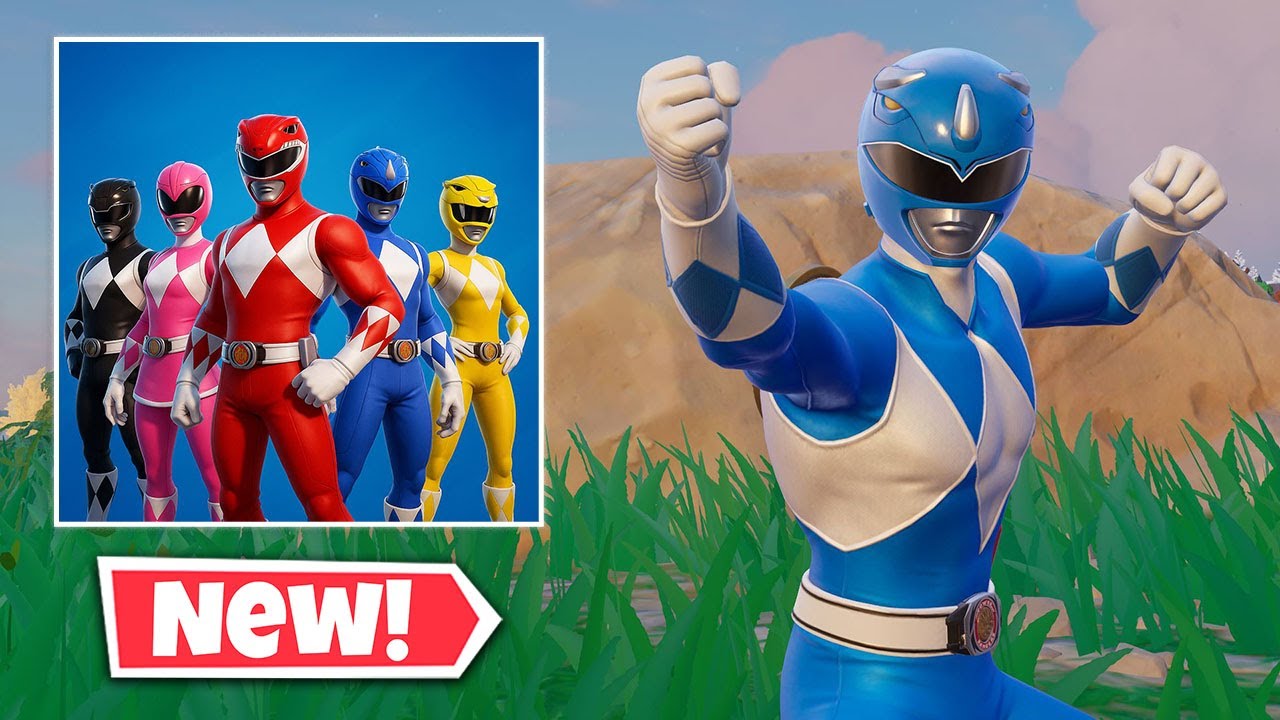 NEW POWER RANGERS BUNDLE Gameplay In Fortnite! - YouTube