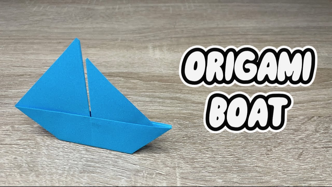 DIY Origami Boat Tutorial - Easy Paper Boat Instructions - YouTube