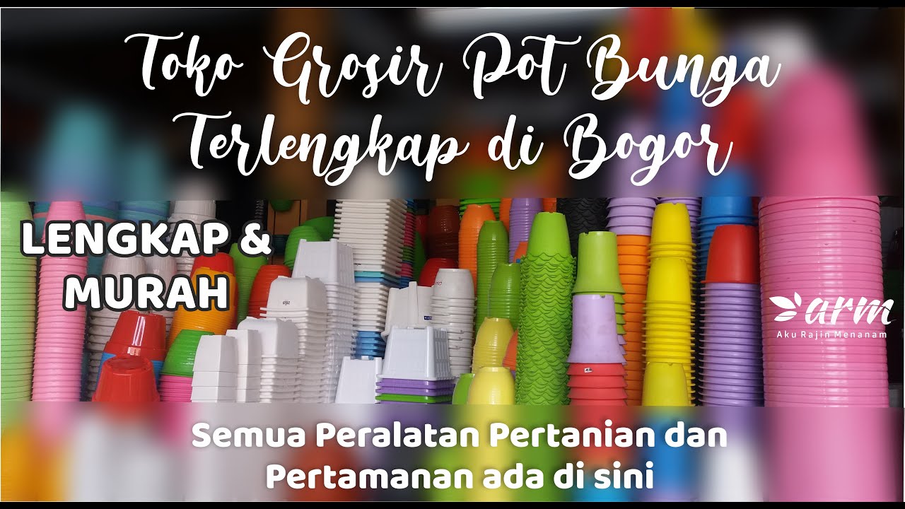 Toko Grosir POT Bunga Terlengkap di Bogor II The Most Complete Flower ...