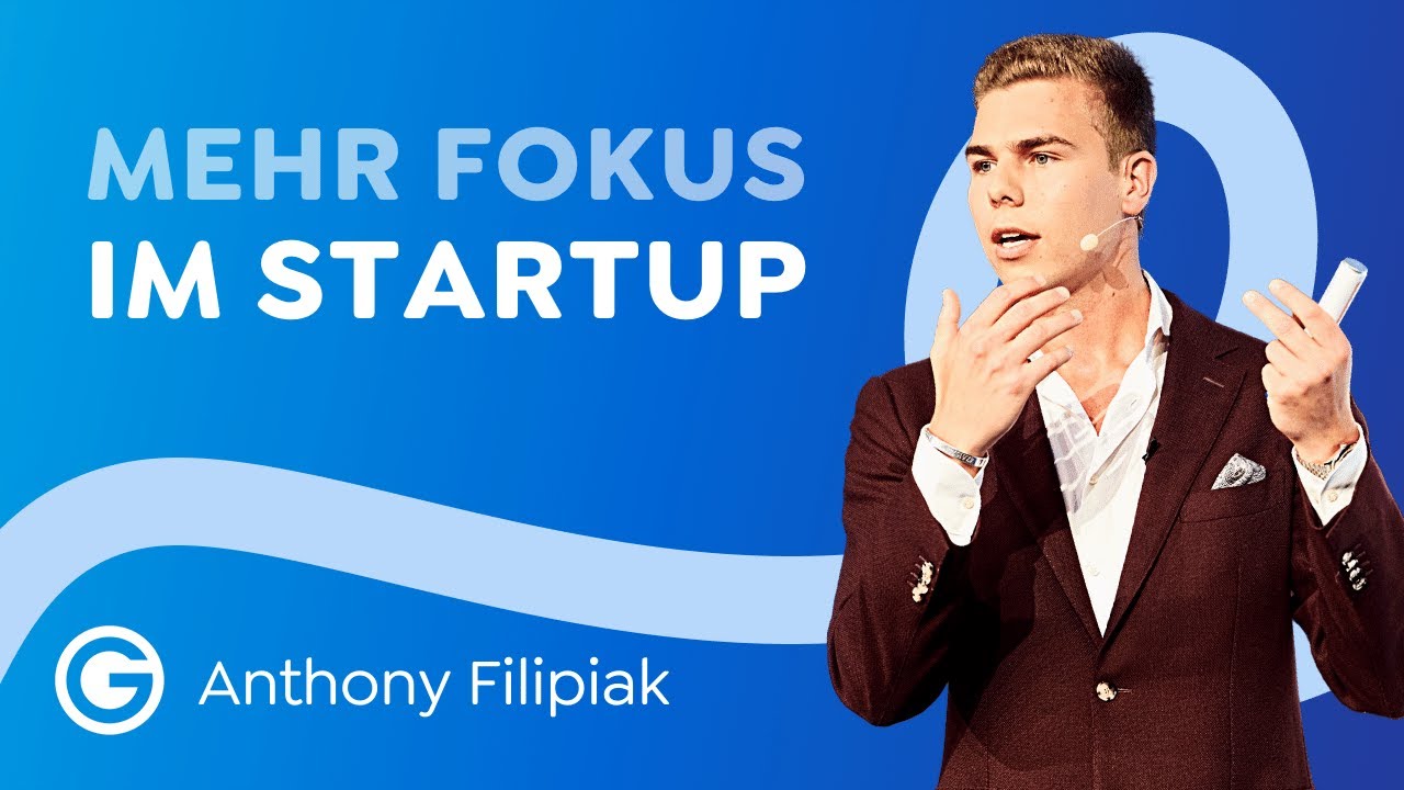 Startup: Erfolg ist das Weglassen von Misserfolg // Anthony Filipiak ...