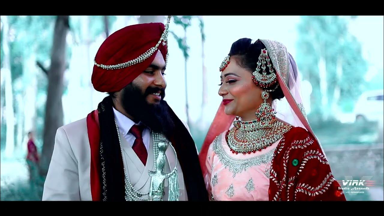 Wedding Cinematic Highlight 2022 @Virk Studio Assandh 9896083020 - YouTube