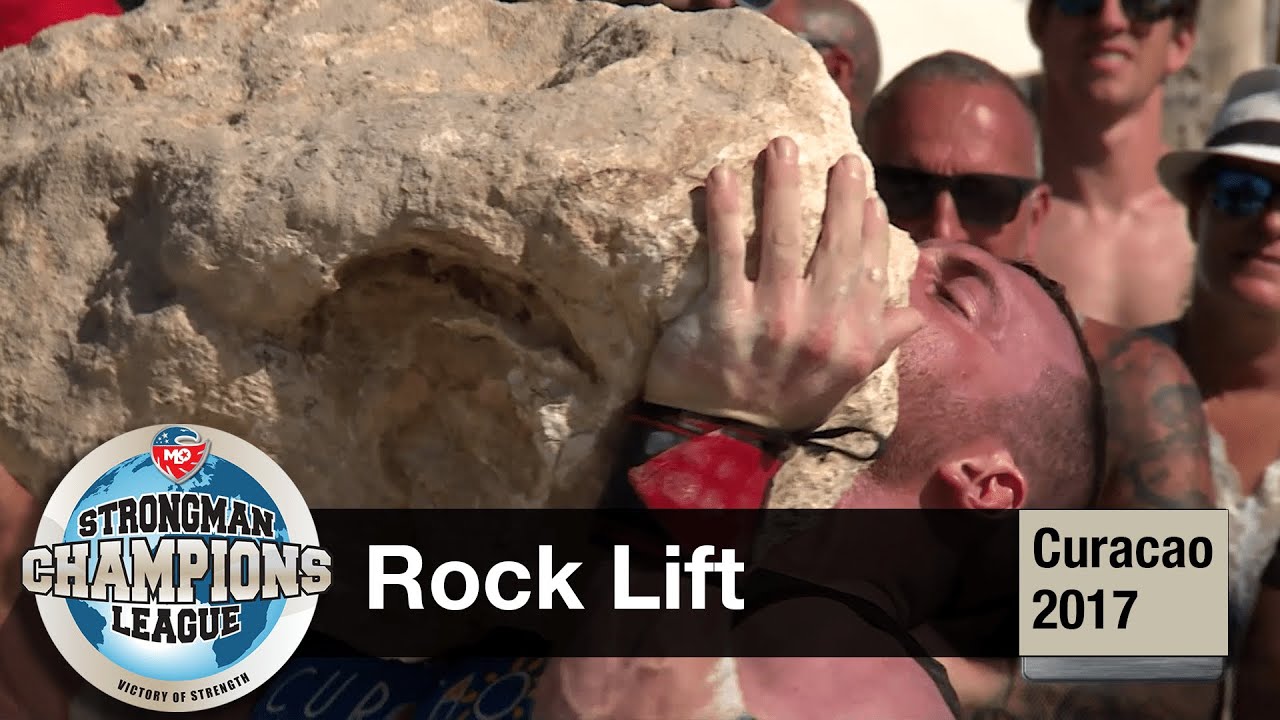 Rock Lift | Curacao 2017 | Strongman Champions League - YouTube