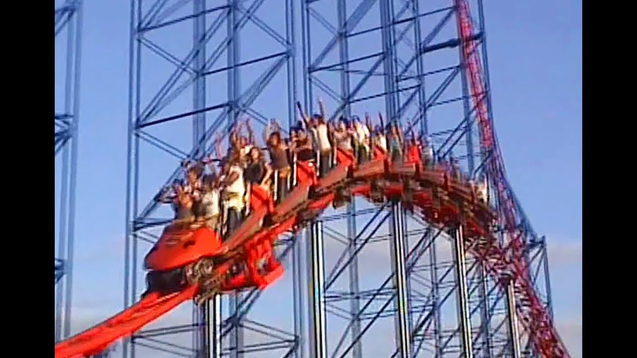 Superman - Ride of Steel (2010 Off-ride) - Six Flags America - YouTube