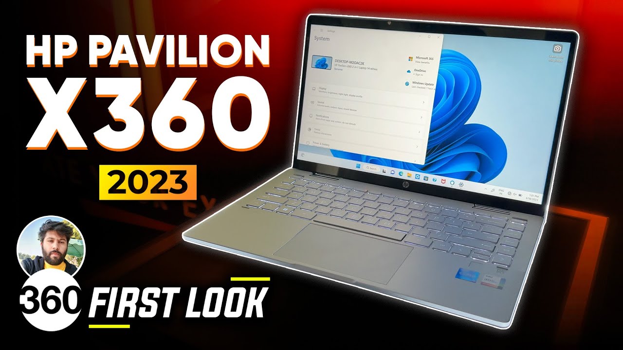 First Look: 2023 HP Pavilion x360 in India - YouTube