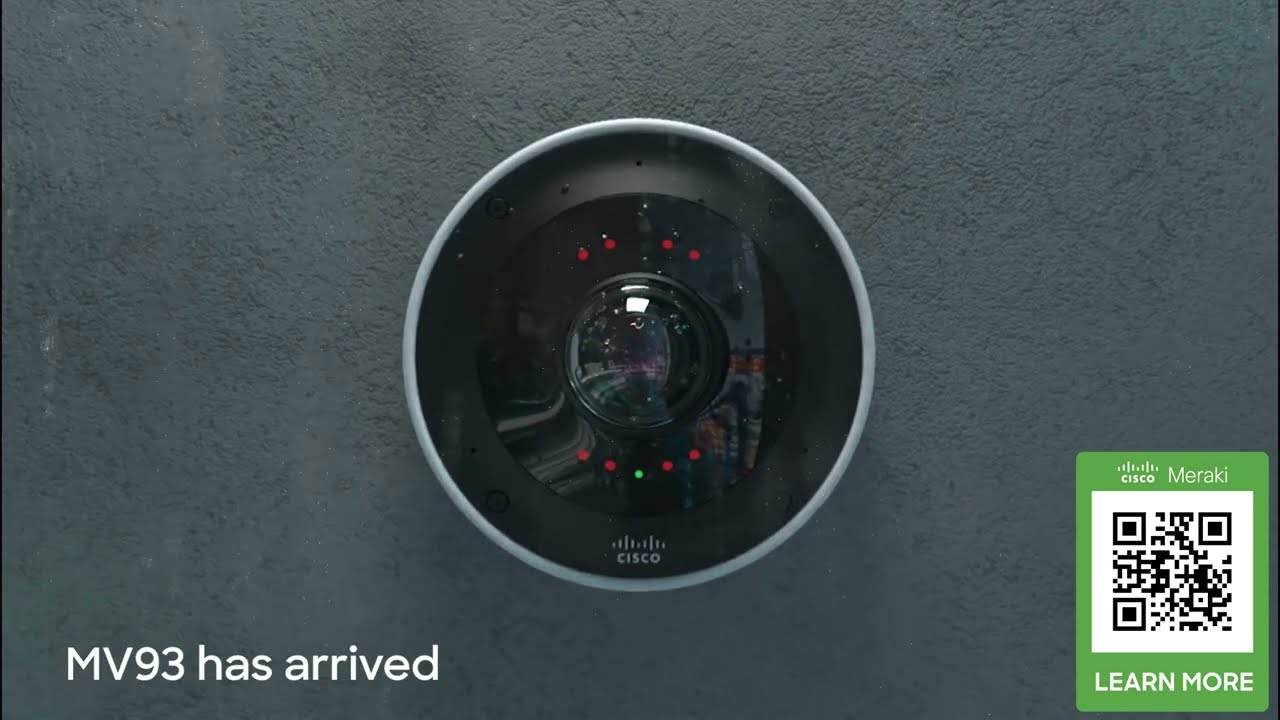Cisco Meraki MV93 Cloud-Managed Smart Camera - YouTube
