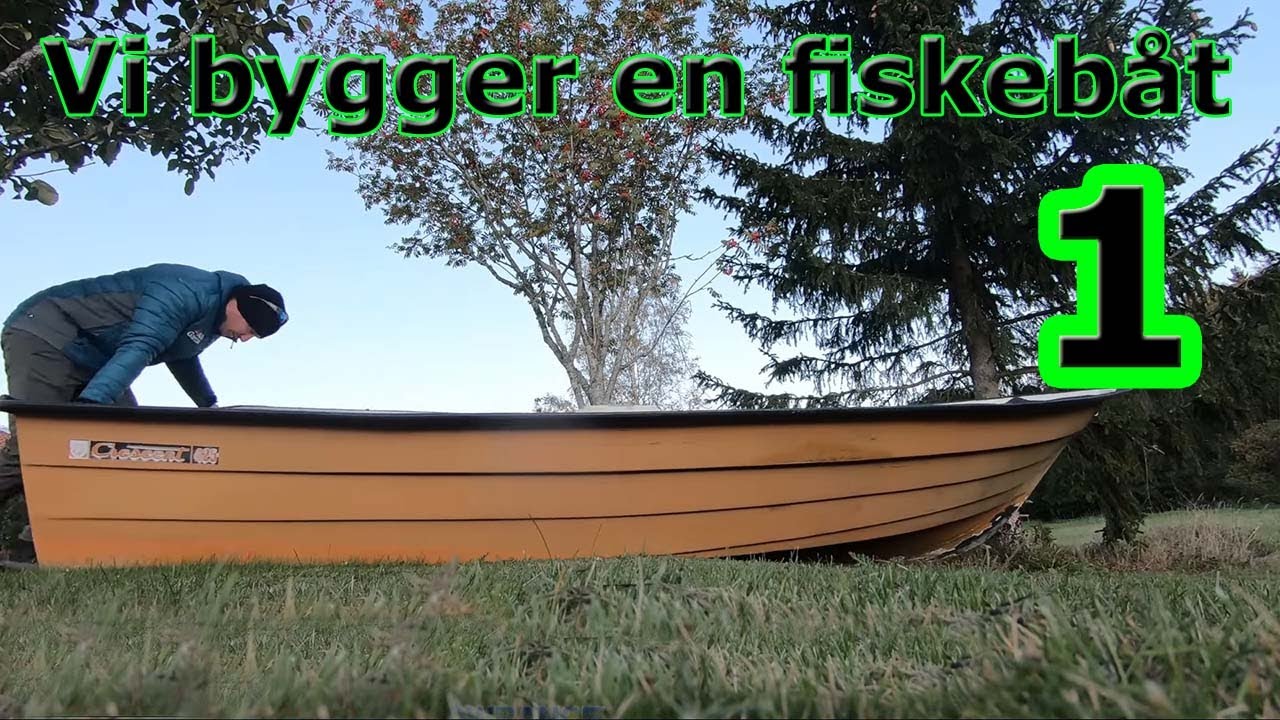 Vi bygger en fiskebåt (Crescent 425) - Del 1 - YouTube
