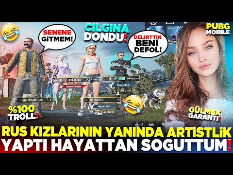 RUS KIZLARININ YANINDA ARTİSTLİK YAPAN ADAMI HAYATTAN SOĞUTTUM! 🤣 | PUBG MOBILE