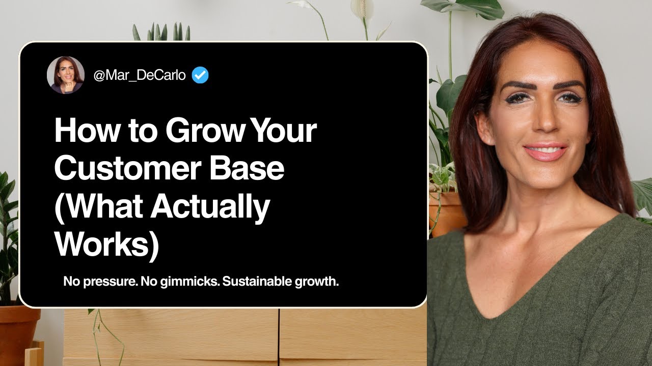 How To Grow Your Customer Base (What Actually Works) - YouTube
