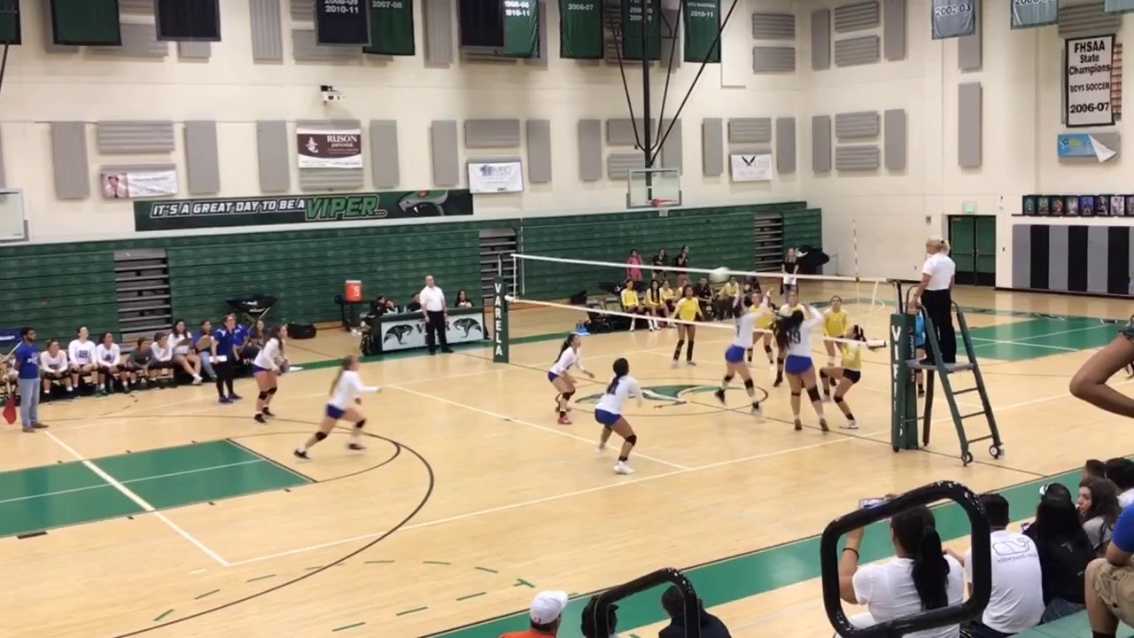 Carole Poveda #5- High school Women's Volleyball-Class of 2020 - YouTube