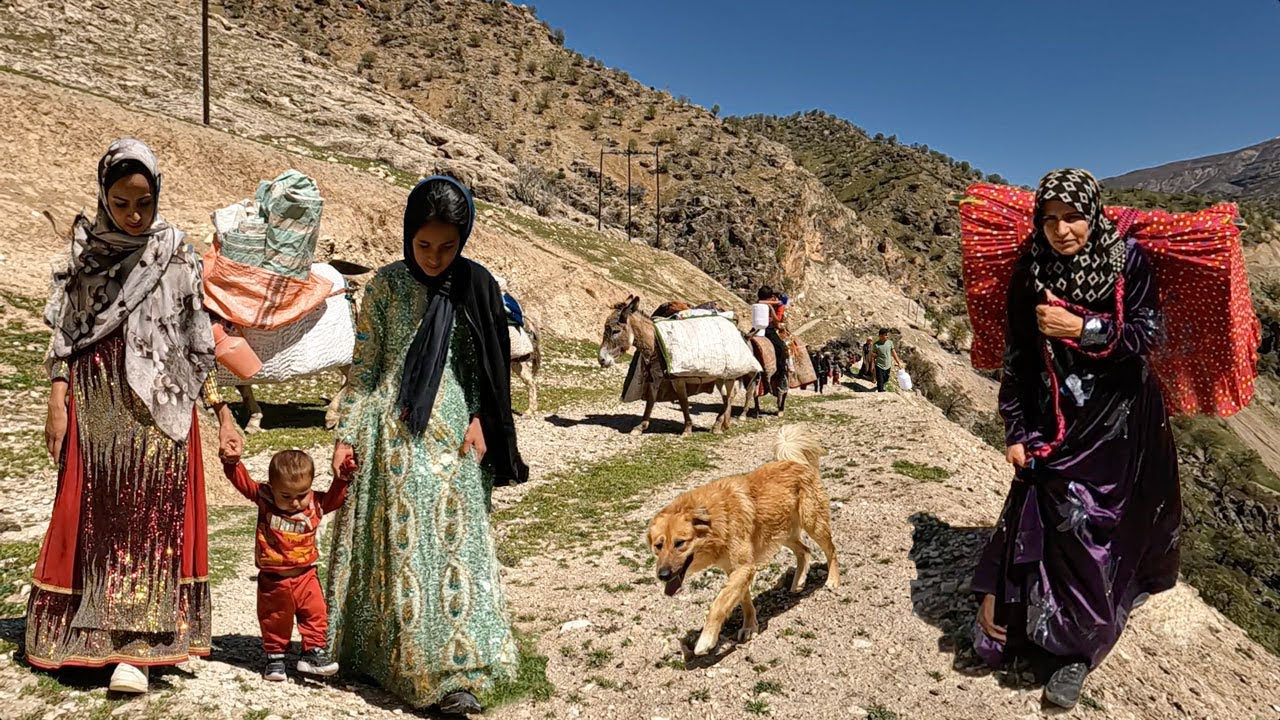 Real Nomadic migration, exciting path (first destination)2023 - YouTube