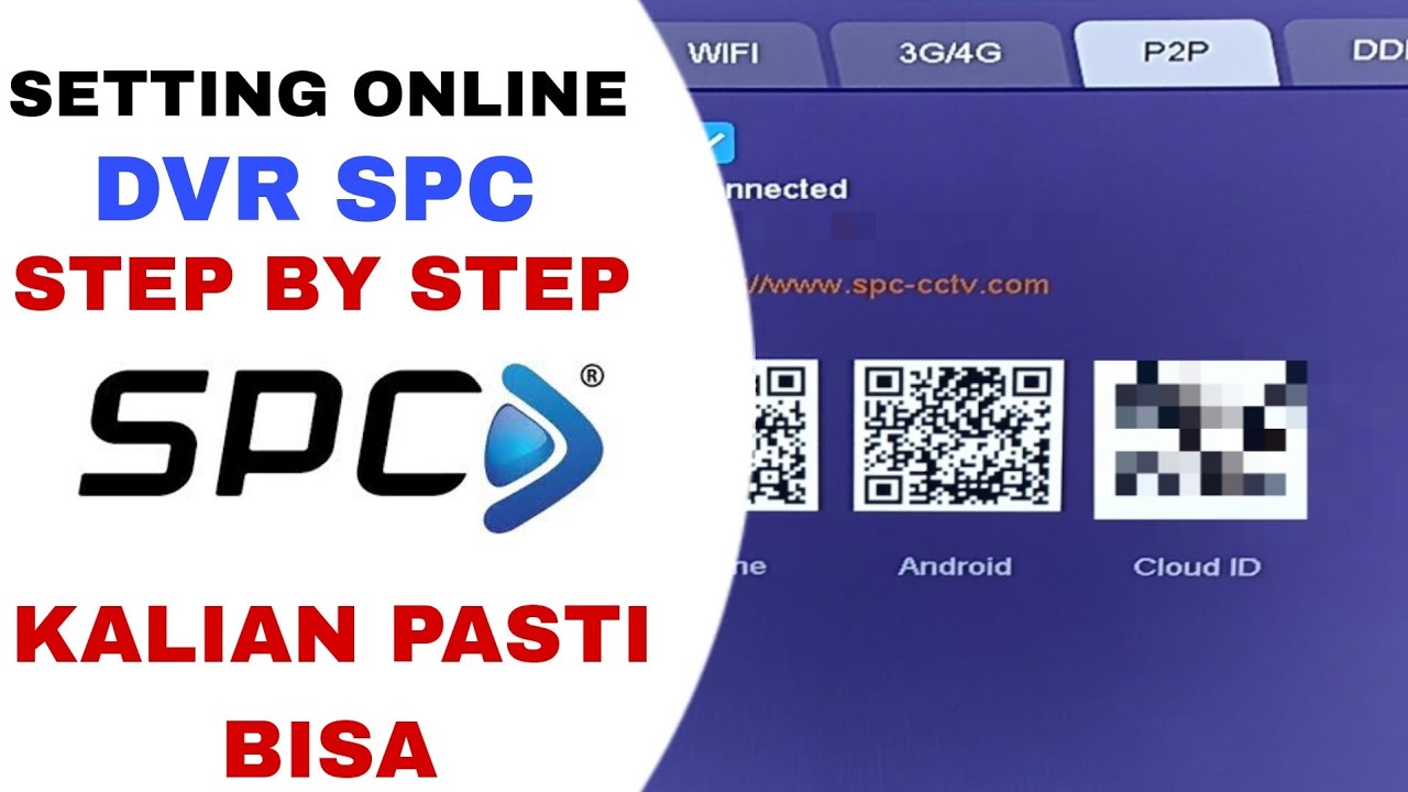 Step by step setting Dvr SPC online ke HP - YouTube