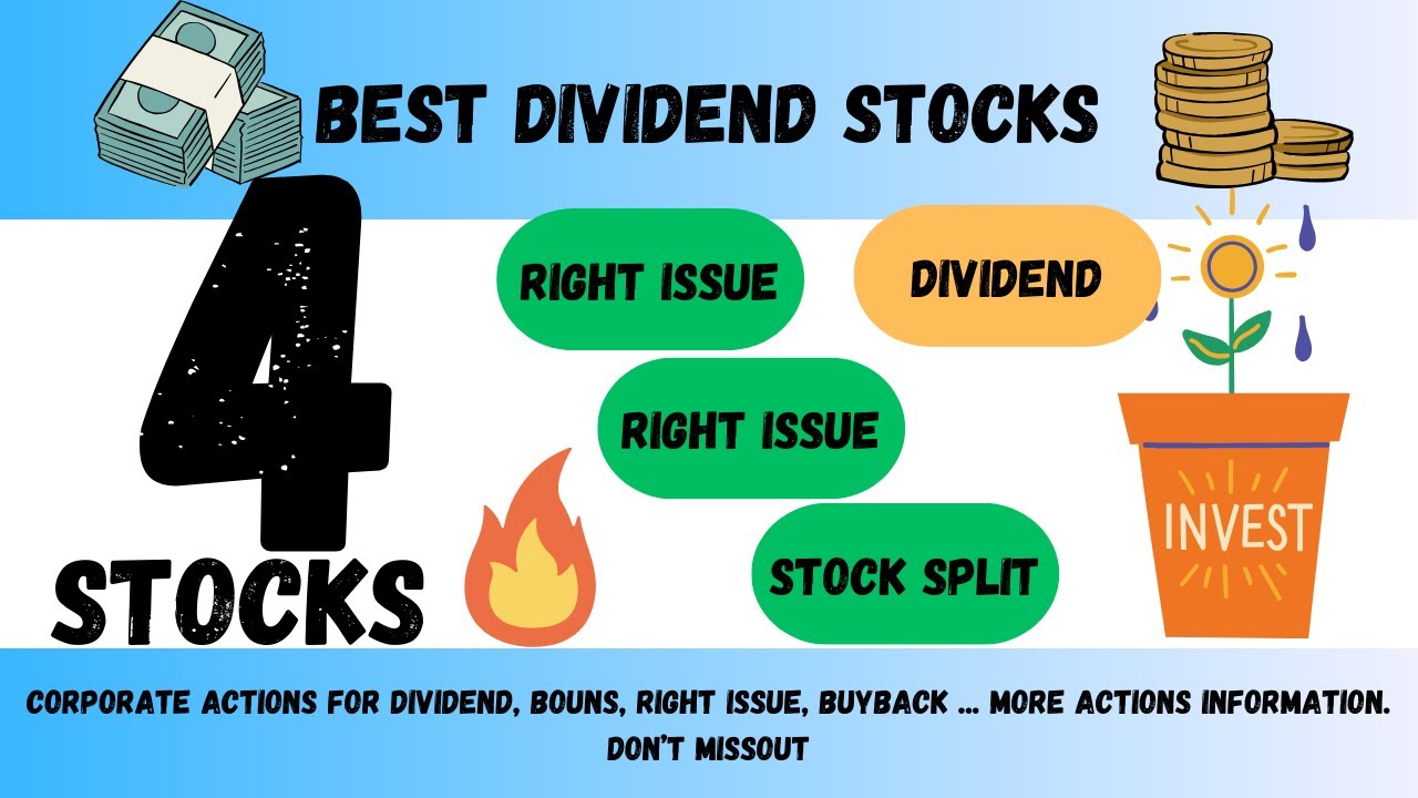 upcoming dividend stocks | right issue | #dividendstocks #dividend # ...