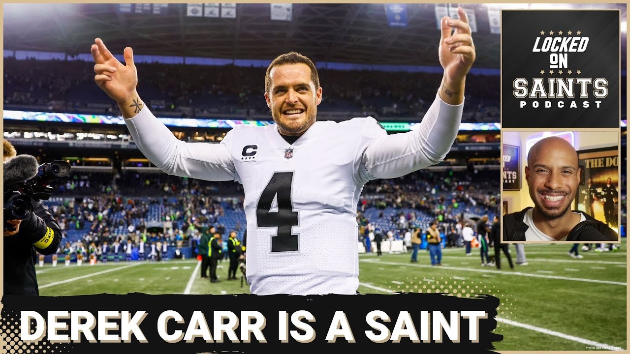 New Orleans Saints signing Derek Carr makes them NFC South-favorite - YouTube