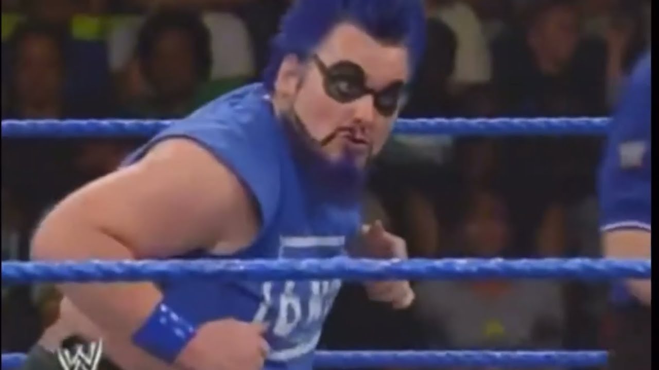 The Blue Meanie Last Match in WWE - YouTube