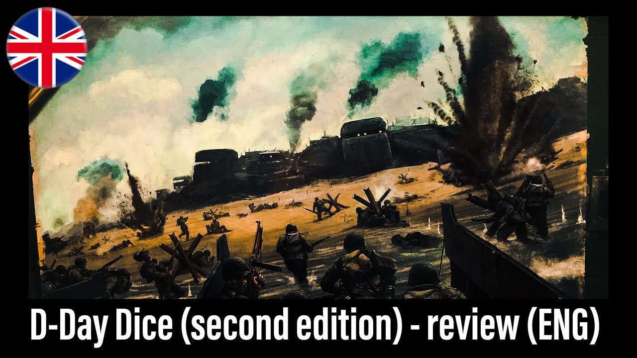 🇬🇧 (376) D-Day Dice (second edition) - review (ENG) - YouTube