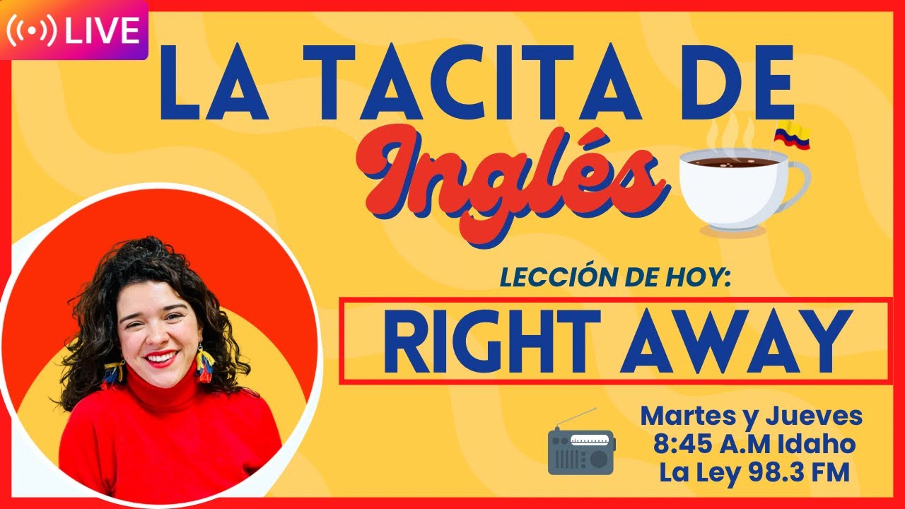 ¿Qué significa: RIGHT AWAY 💨🫡 en inglés?- Inglés pa mi gente - YouTube