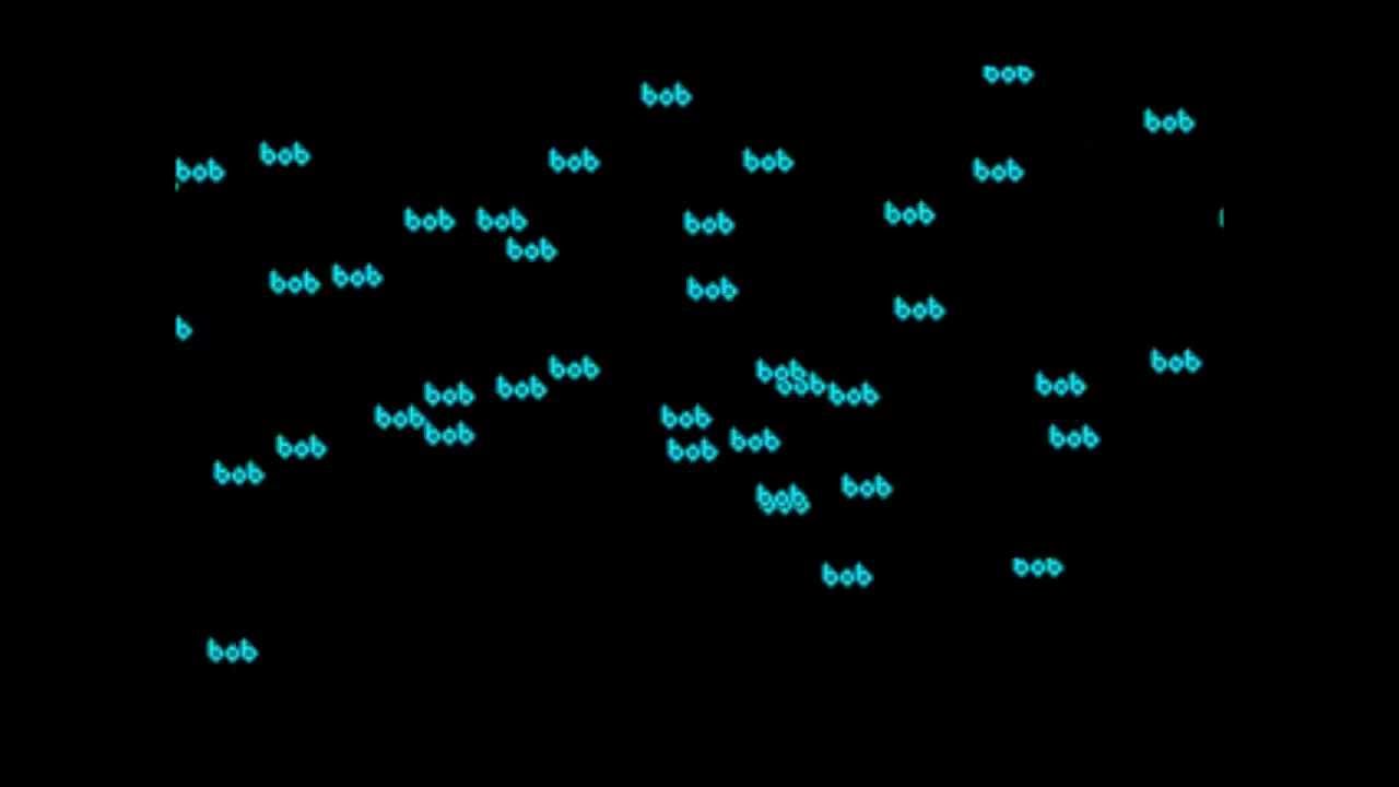 Bouncing "Bob" Screen Saver - YouTube