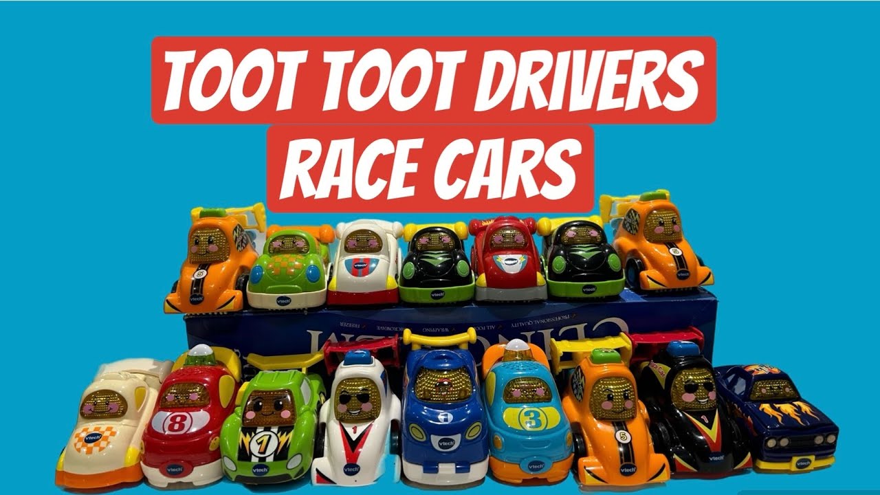 Toot toot drivers race cars collection | Vtech Go Go smart wheels race cars - YouTube