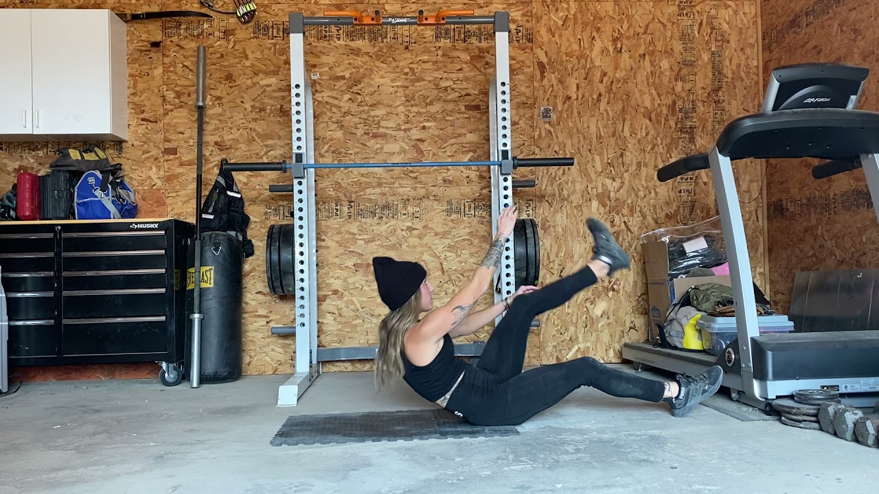 BODYWEIGHT EXERCISE LIBRARY/alternating single leg toe touches - YouTube