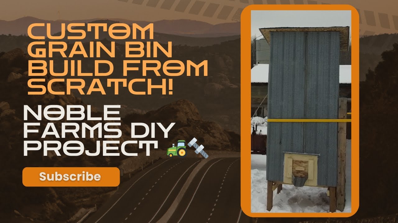 Custom Grain Bin Build from Scratch! | Noble Farms DIY Project 🚜🔩 - YouTube