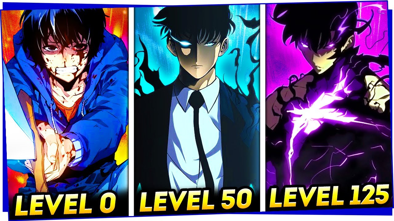 TODAS AS VEZES QUE SUNG JIN WOO SUBIU DE NÍVEL EM SOLO LEVELING - DO ZERO AO NÍVEL 125 - YouTube