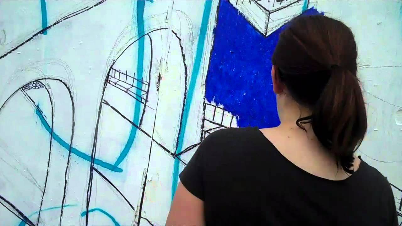 First Artists Anonymous Mural In Progress - YouTube