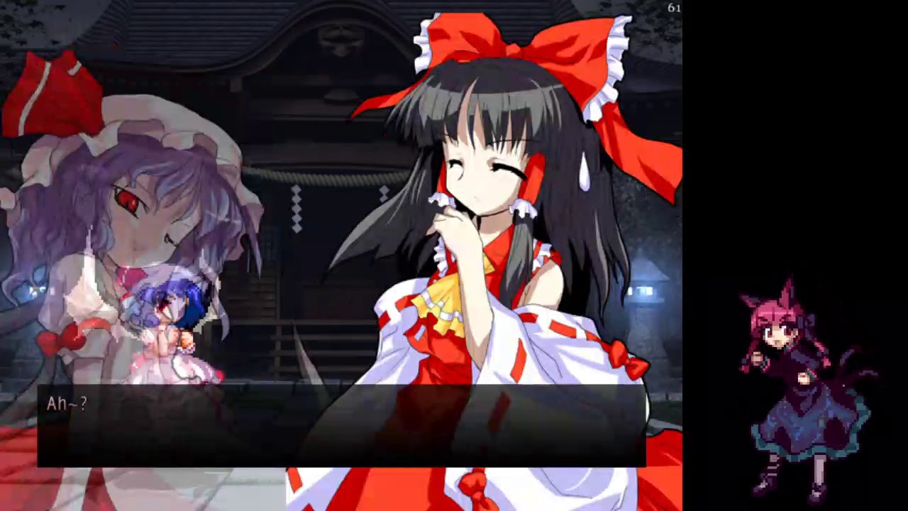 Touhou 7.5 1cc Remilia Normal - YouTube