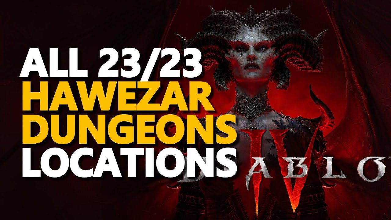 All Hawezar Dungeons Locations Diablo 4 - YouTube