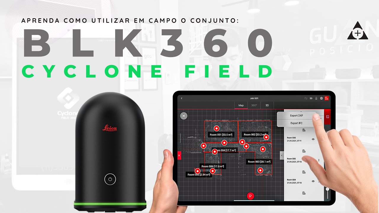 Configurando BLK360 G1 e Cyclone Field em campo! - YouTube