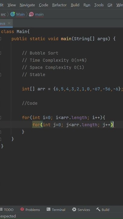 Bubble sort (DSA) in Java || Code for Bubble sort. - YouTube