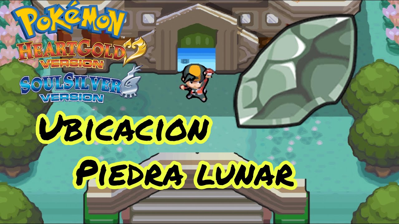 Pokémon heartgold/soulsilver-Como encontrar la piedra lunar - YouTube