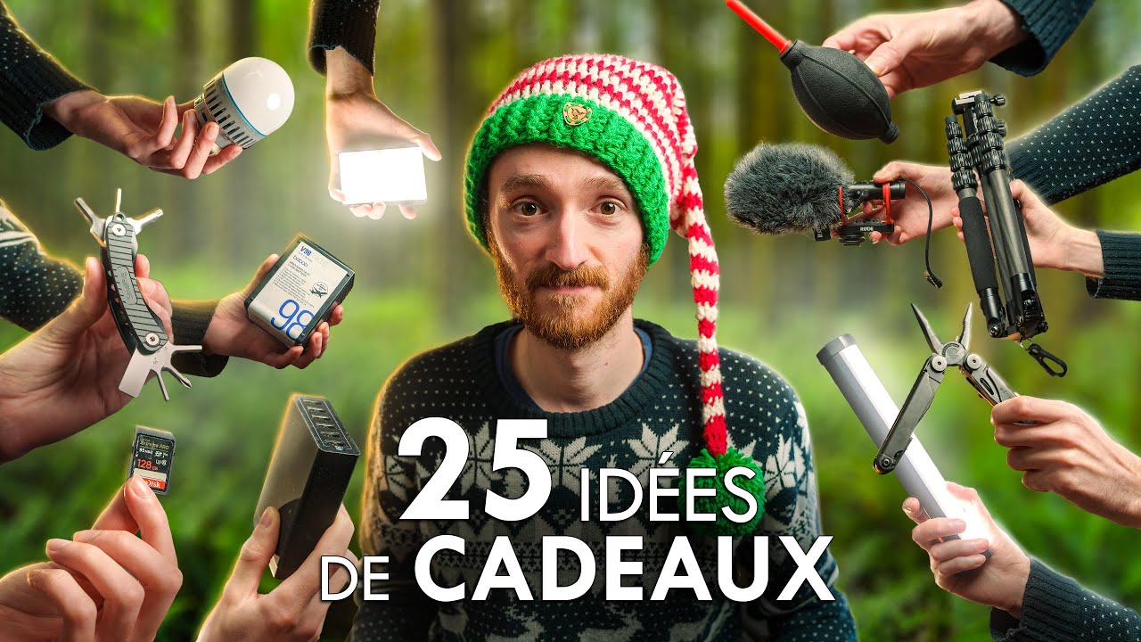 25 idées d'achat PHOTO et VIDÉO (matos que j'utilise) - YouTube