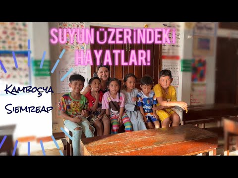 Kamboçya’da Şok Eden Köy!  Evler, Okul ve Cami Su Üzerinde