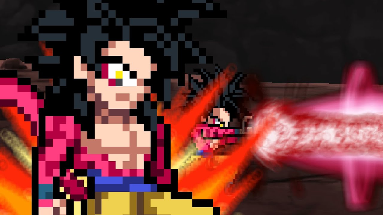 Goku GT SSJ4 - Kamehameha X10 | Pivot Animator | Test - YouTube
