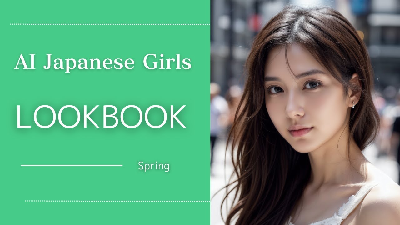 [ai Japanese girls] Spring Fashion Lookbook. - YouTube