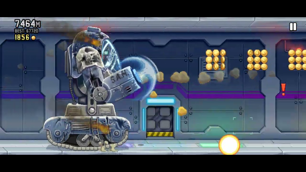 Jetpack Joyride SAM Gameplay 5 - YouTube