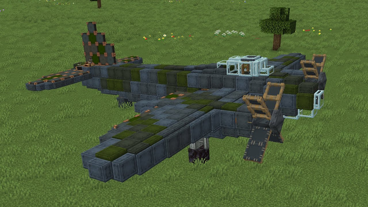 De Havilland Mosquito in Minecraft - Create Clockwork - YouTube