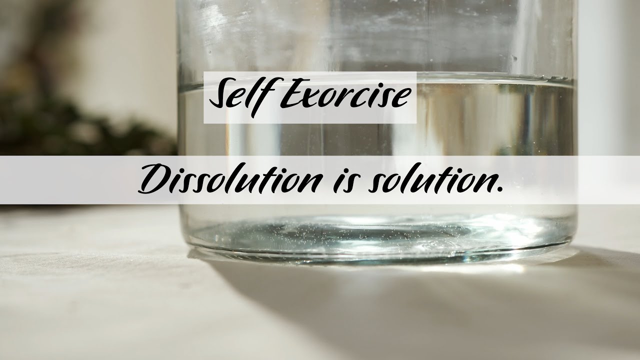 Dissolution is solution - YouTube