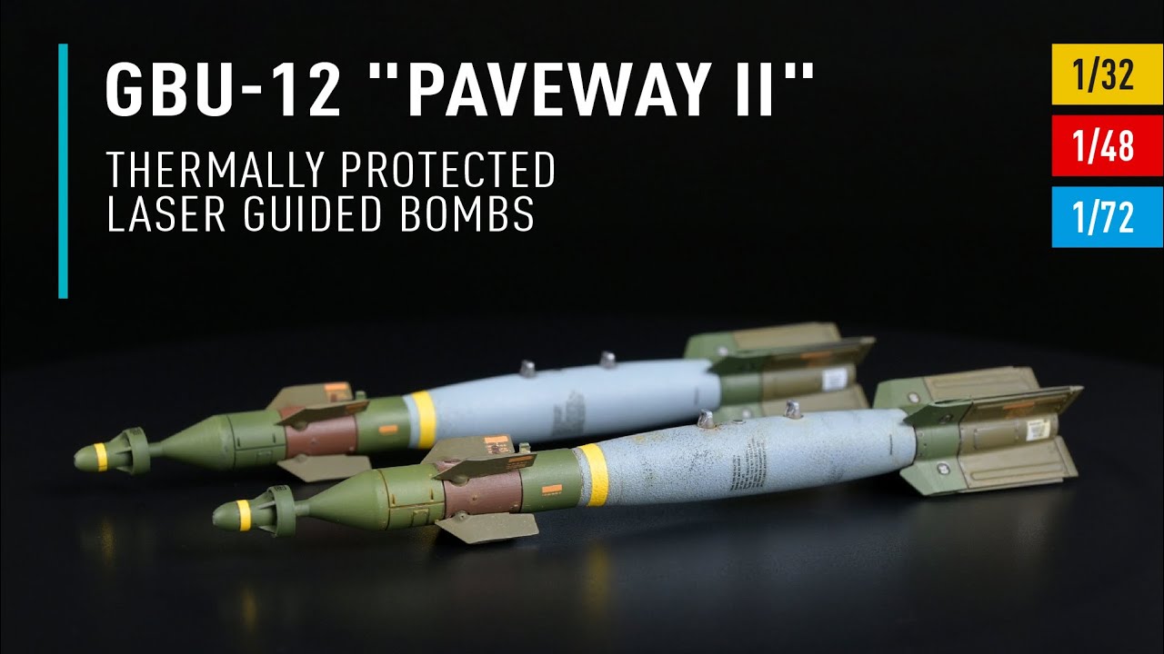 GBU-12 "Paveway II" thermally protected laser guided bombs (1/32, 1/48 ...