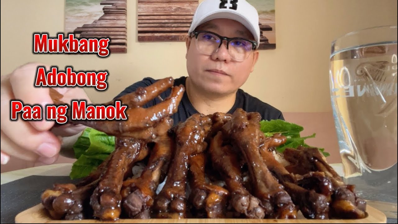 Cooking & Mukbang - Adobong Chicken Feet | Paa ng Manok | Recipe # ...