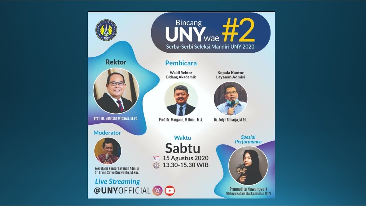 Sosialisasi dan Promosi PMB Jalur Seleksi Mandiri (SM) UNY Tahun 2020 ...