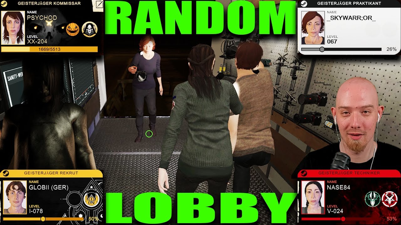 Random Lobby - Tödlicher Fehler und Schreckräuchern | Phasmophobia | Co-Op | Lvl XX-204 ...