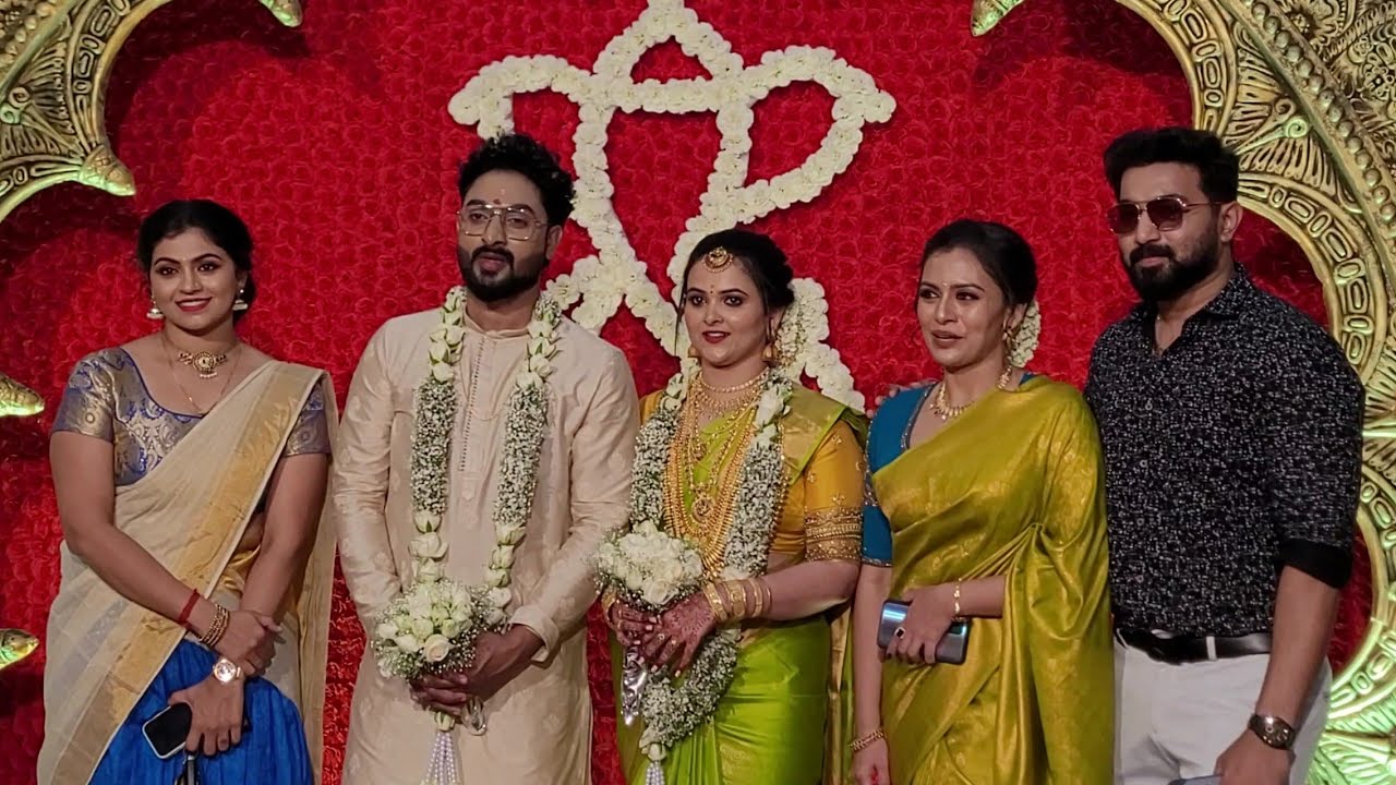 Jithu and Kaveri wedding video #serial #actor - YouTube