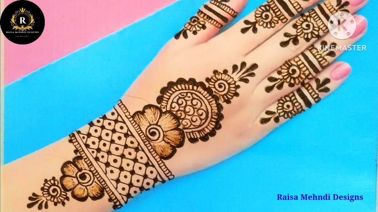 Bakra eid special mehndi design/simple easy mehndi design/beautiful ...